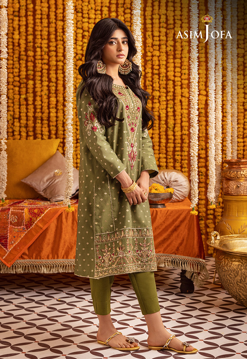 AJTM-17 - 2 PCS PRINTED LUREX JACQUARD 2 PCS – Asim Jofa
