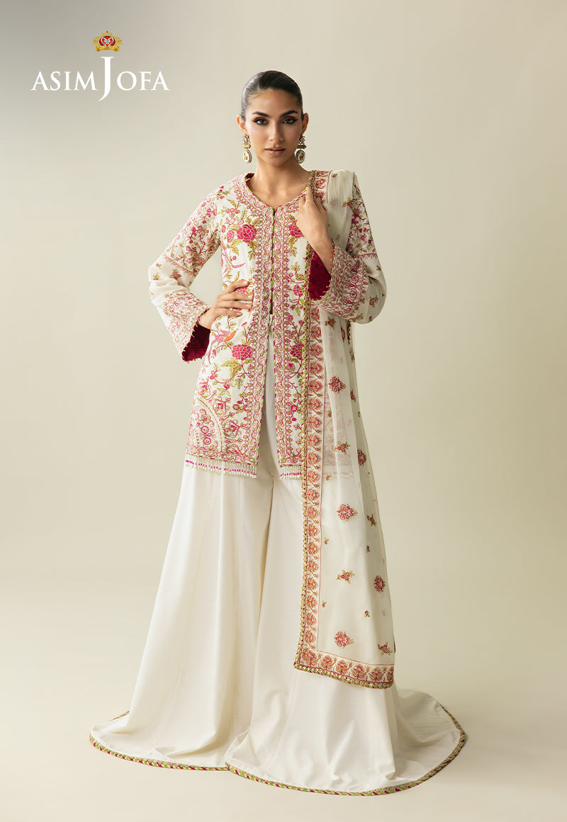 AJULM-06 Embroidered Velvet Unstitched 3 Pcs – Asim Jofa