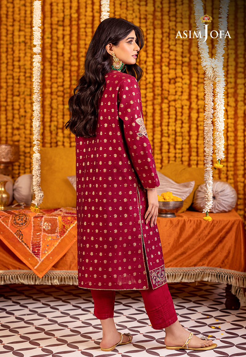 AJTM-15 - EMBROIDERED JACQUARD 2 PCS – Asim Jofa