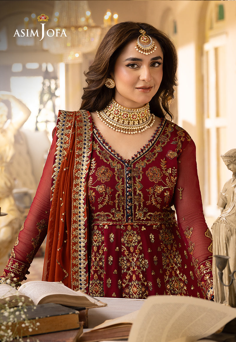 AJNB-10 EMBROIDERED CHIFFON 3 PCS – Asim Jofa