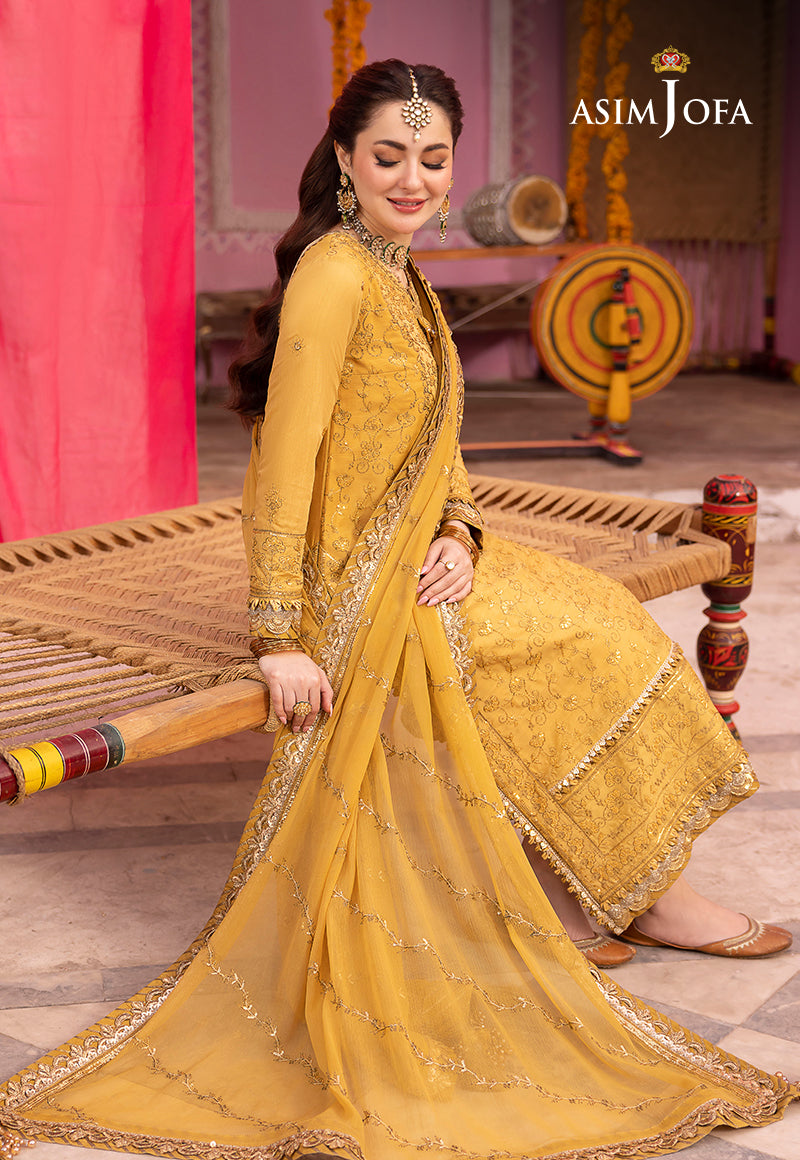 AJDA-04 EMBROIDERED PAPER COTTON 3 PCS – Asim Jofa