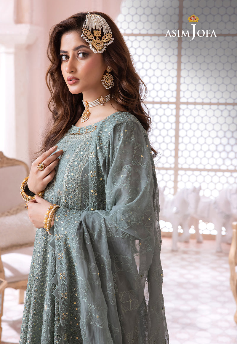 AJCC-07 EMBROIDERED CHIFFON 3 PCS – Asim Jofa