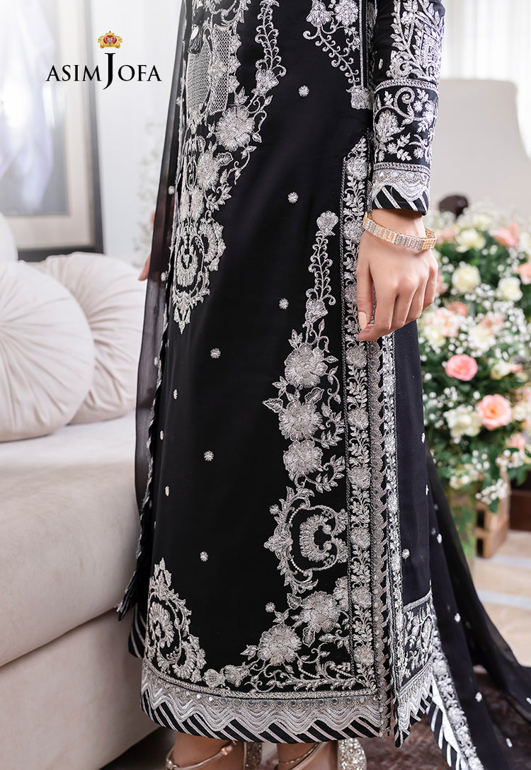 AJJM-01 EMBROIDERED PAPER COTTON 3 PCS – Asim Jofa