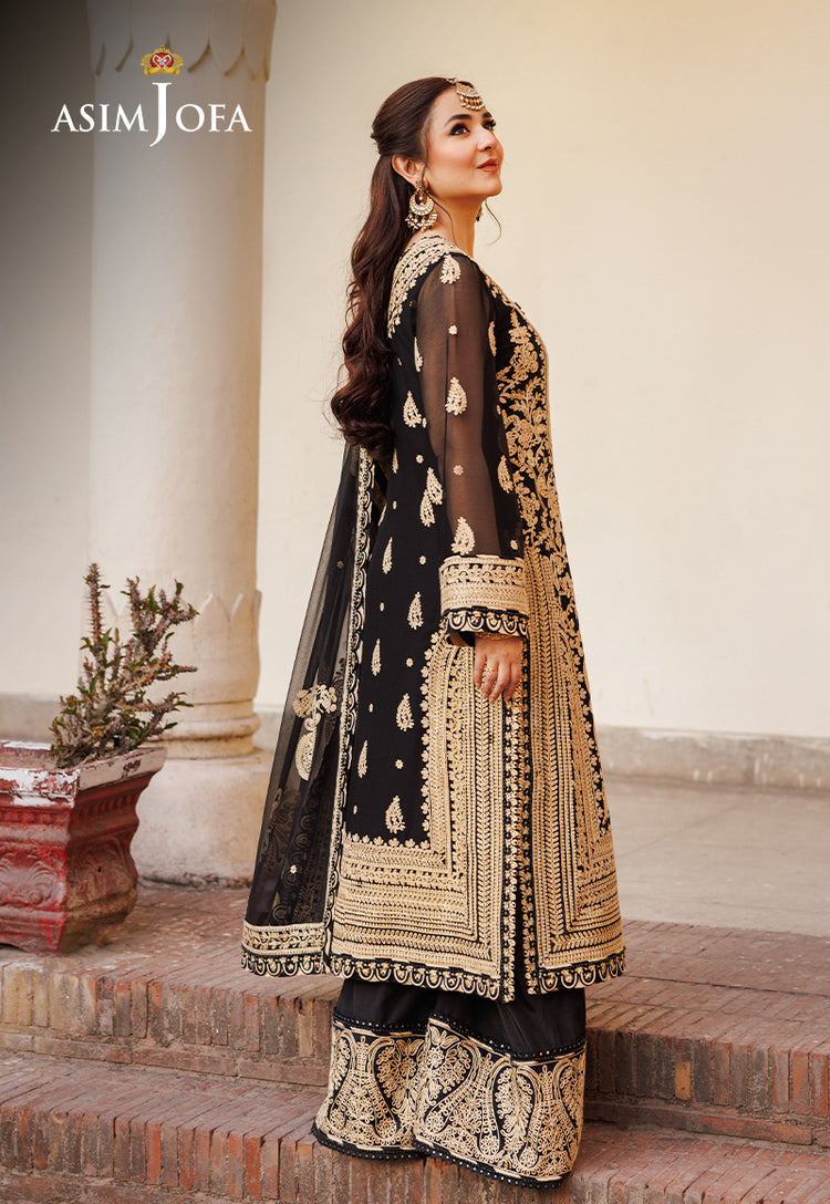 AJCE-06 EMBROIDERED CHIFFON 3 PCS – Asim Jofa