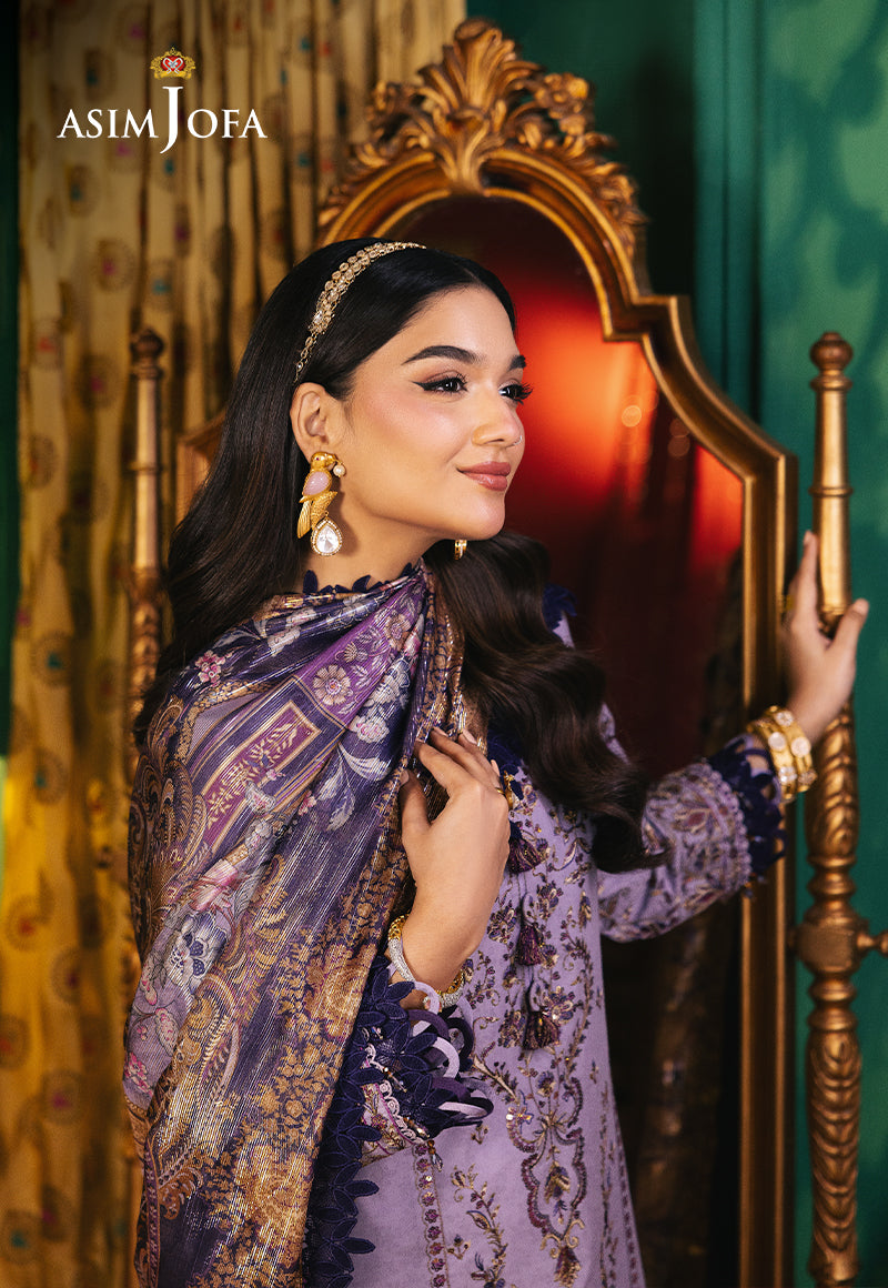 AJRA-19 EMBROIDERED JACQUARD 3 PCS – Asim Jofa