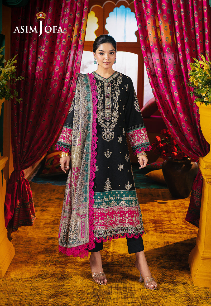 AJRA-20 EMBROIDERED JACQUARD 3 PCS – Asim Jofa