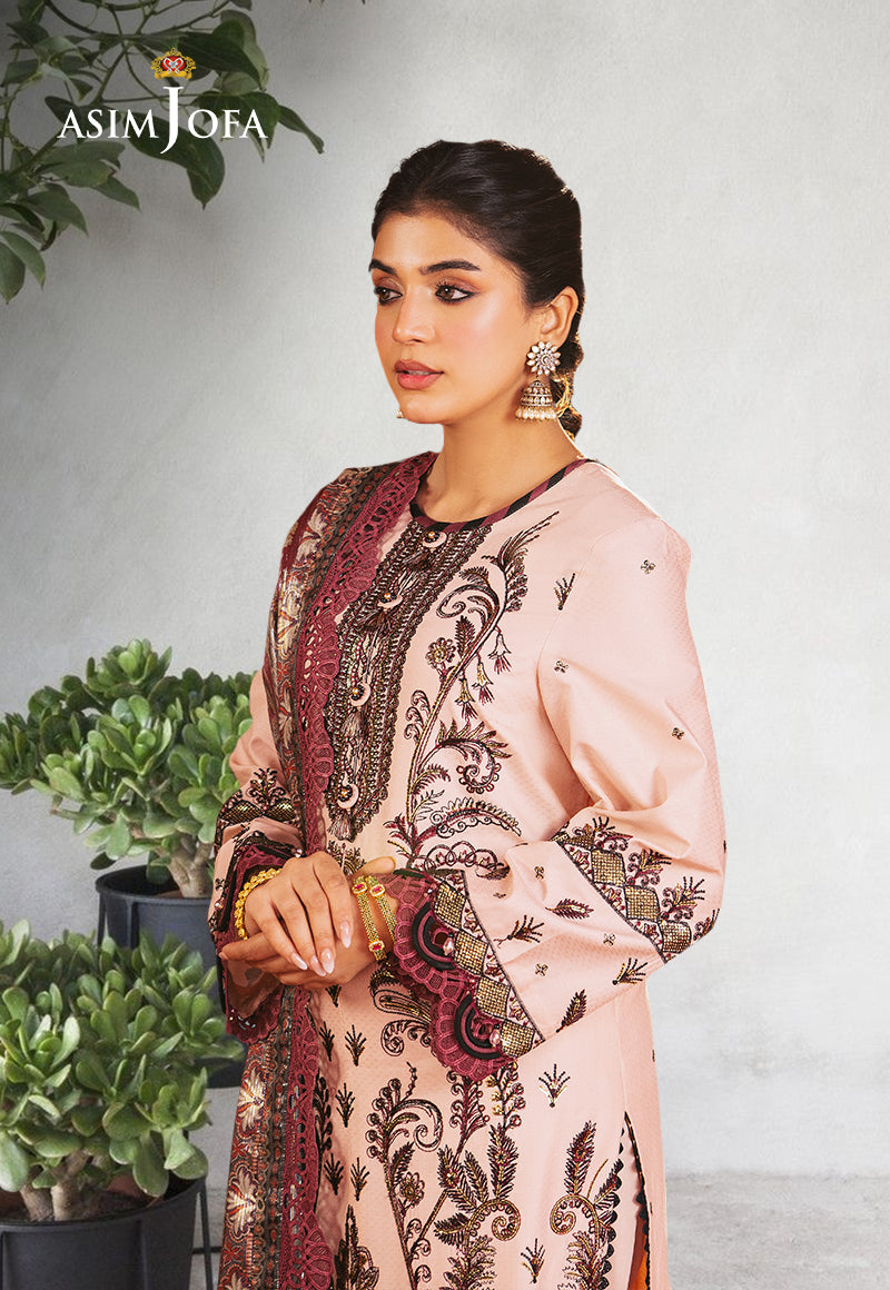 AJRA-29 EMBROIDERED JACQUARD 3 PCS – Asim Jofa