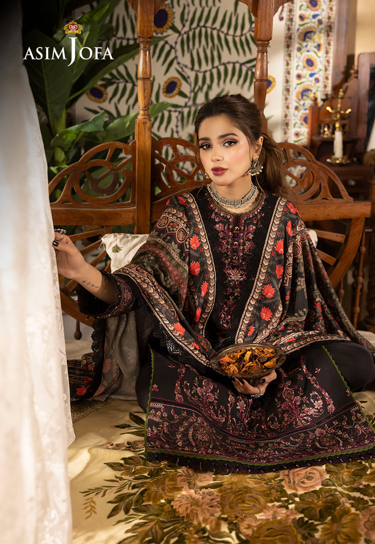 AJNR-10 EMBROIDERED CAMBRIC 3 PCS – Asim Jofa