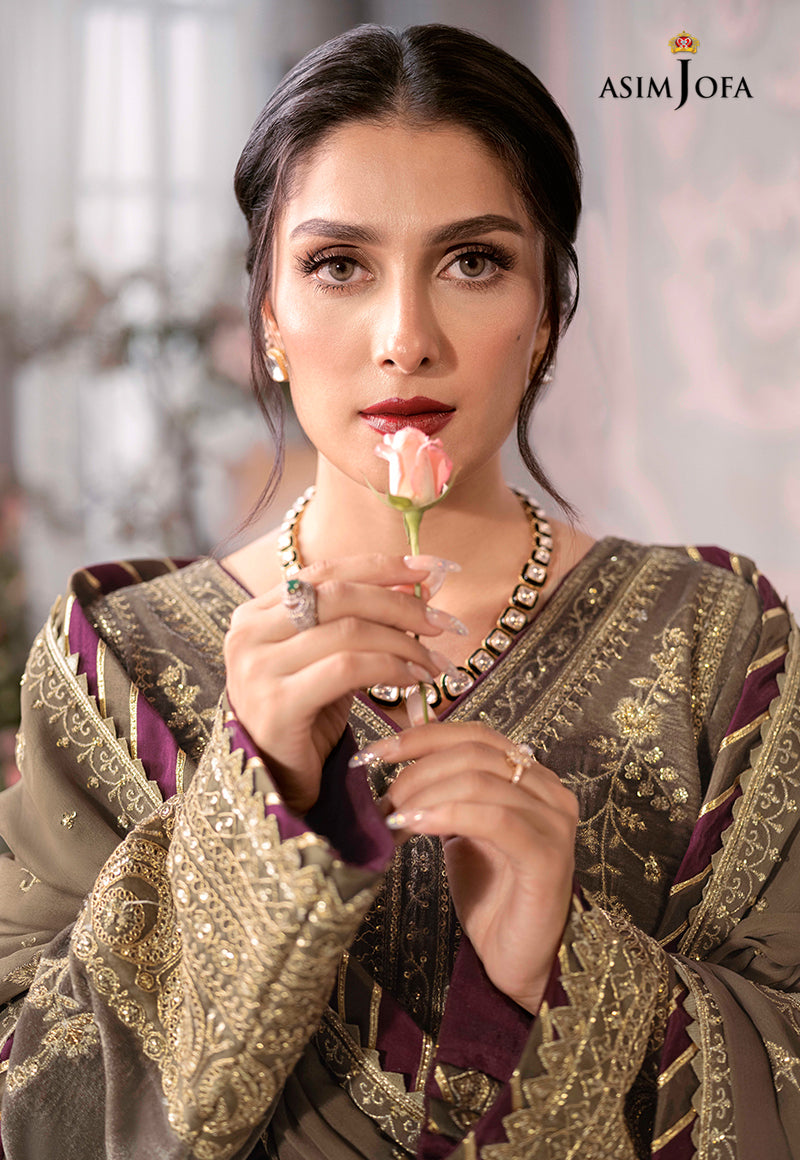 AJAM-03 EMBROIDERED VELVET 3 PCS – Asim Jofa