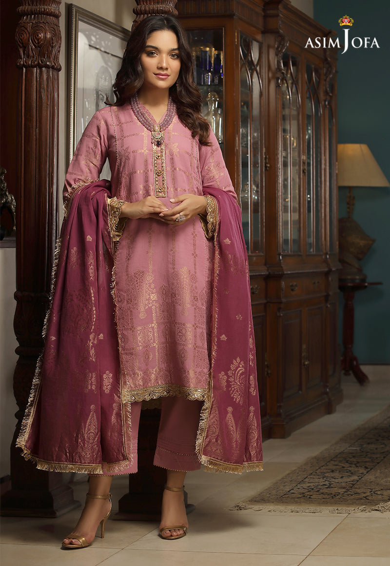 AJJD-09 EMBROIDERED JACQUARD 3 PCS – Asim Jofa