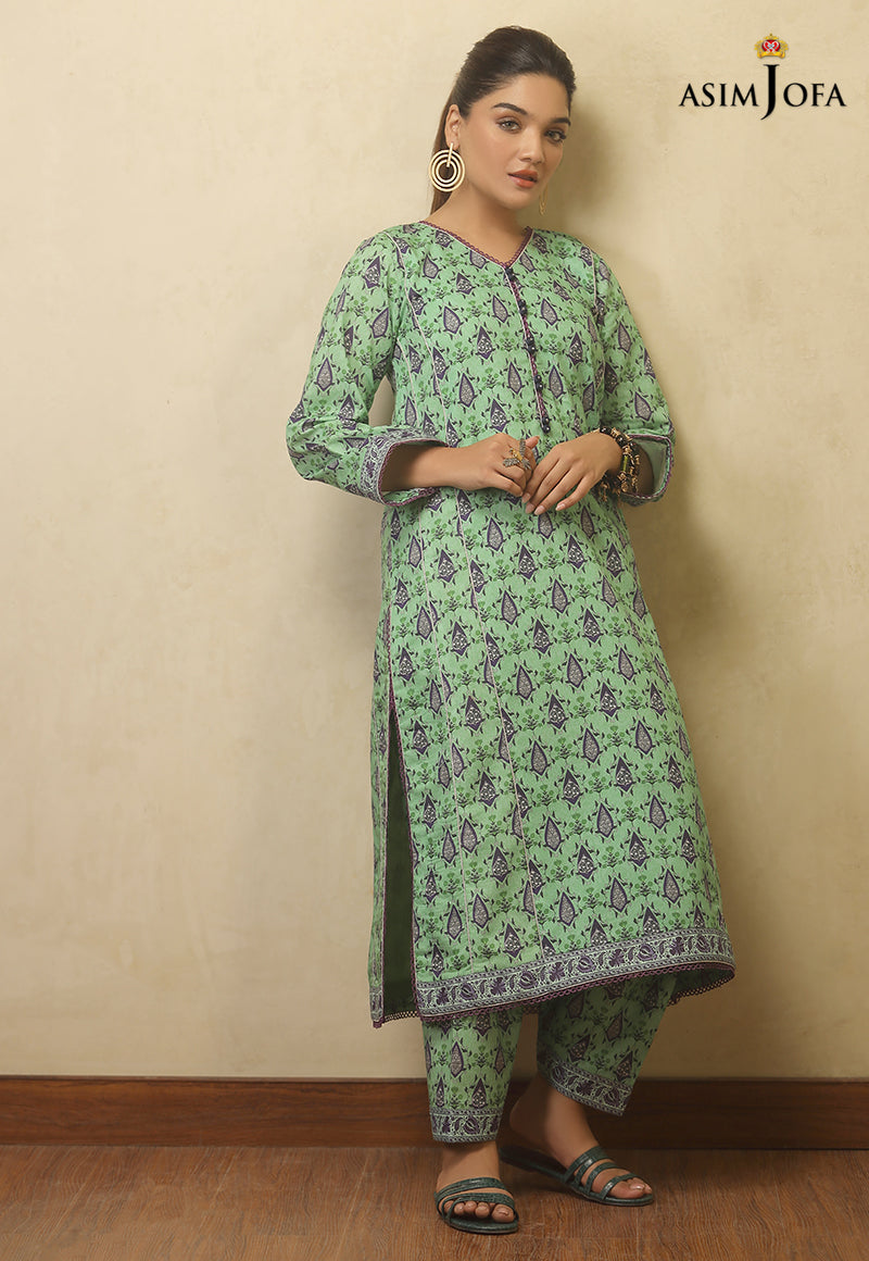 AJJD-19 PRINTED CAMBRIC 2 PCS – Asim Jofa