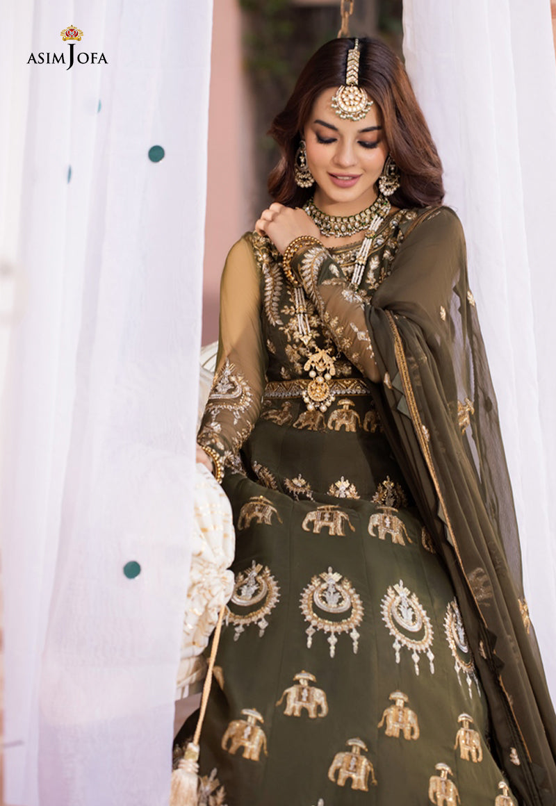 AJM-03 EMBROIDERED ORGANZA 3 PCS – Asim Jofa