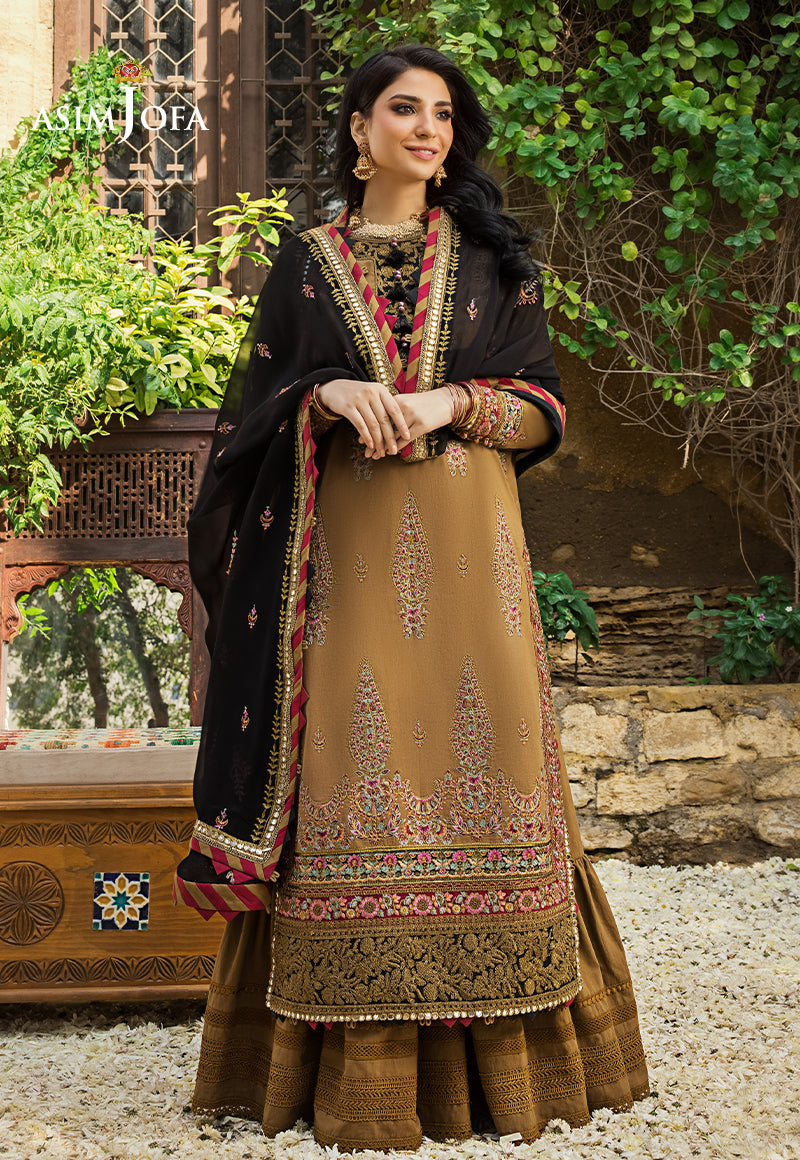 AJLR-09 EMBROIDERED LAWN 3 PCS – Asim Jofa